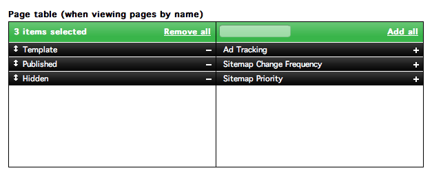 Page Admin Tables Branch Cms Documentation